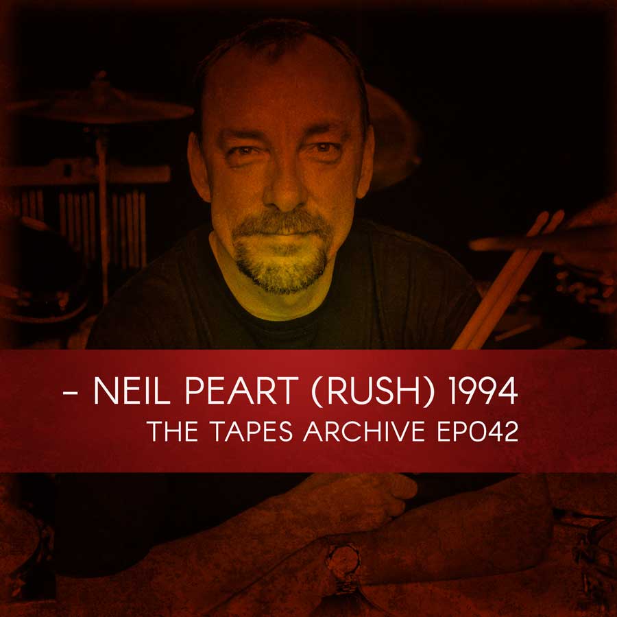 Neil Peart (Rush) 1994 Interview | The Tapes Archive Podcast